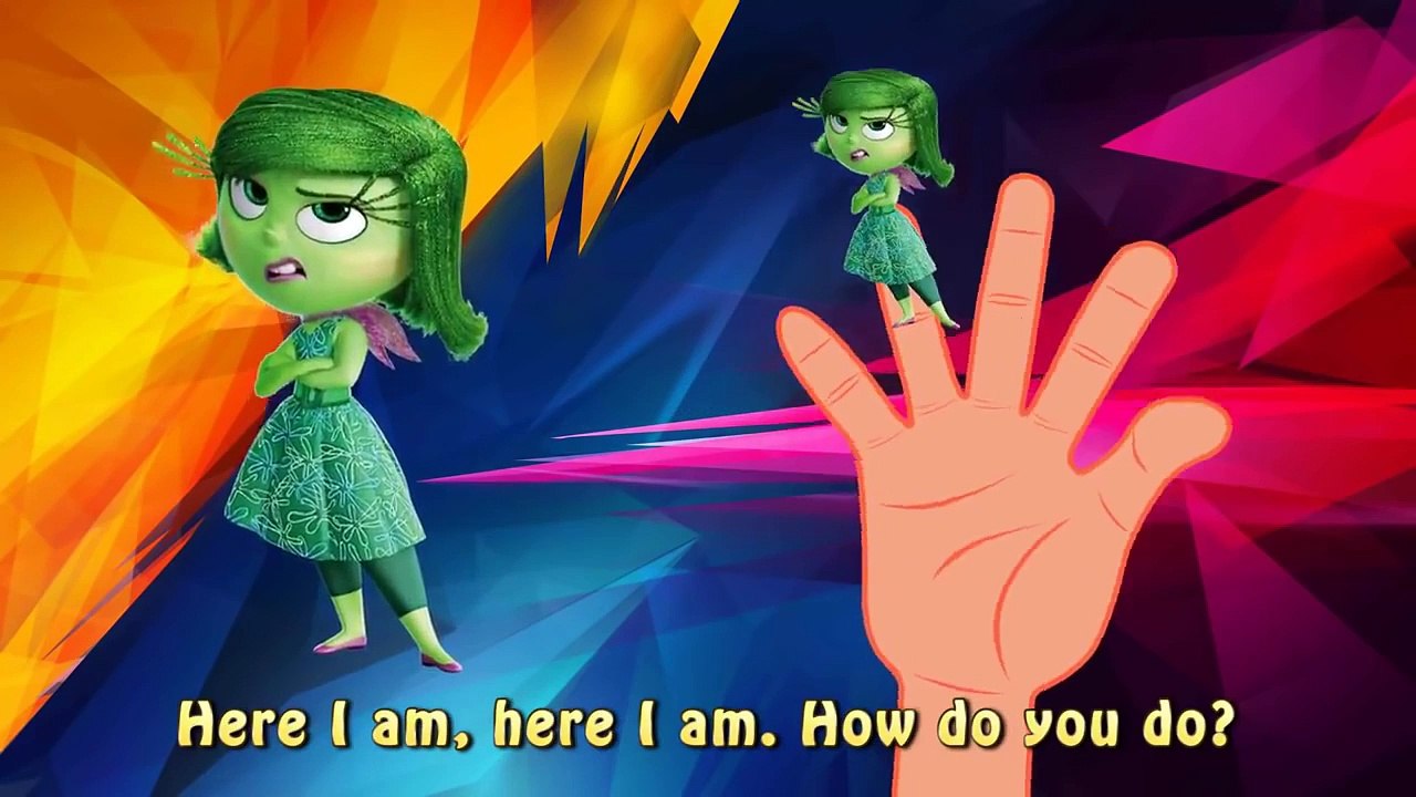 Finger Family Inside Out Disney Pixar Nursery Rhyme Song for Childrens ...