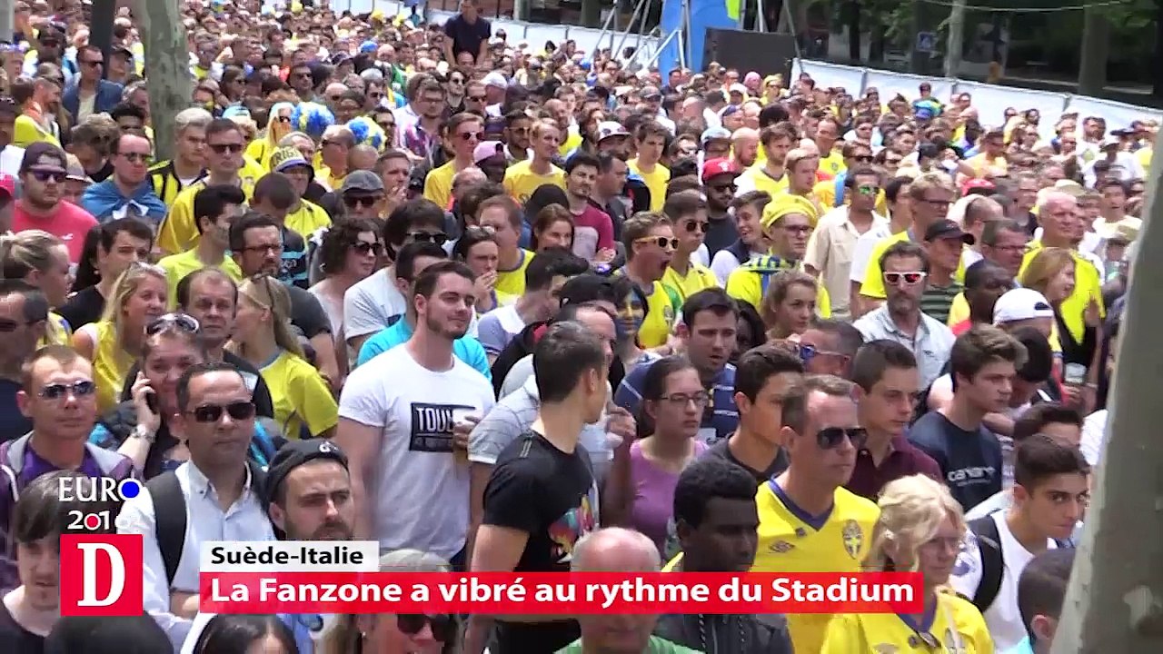 Ambiance dans la FanZone - Vidéo Dailymotion