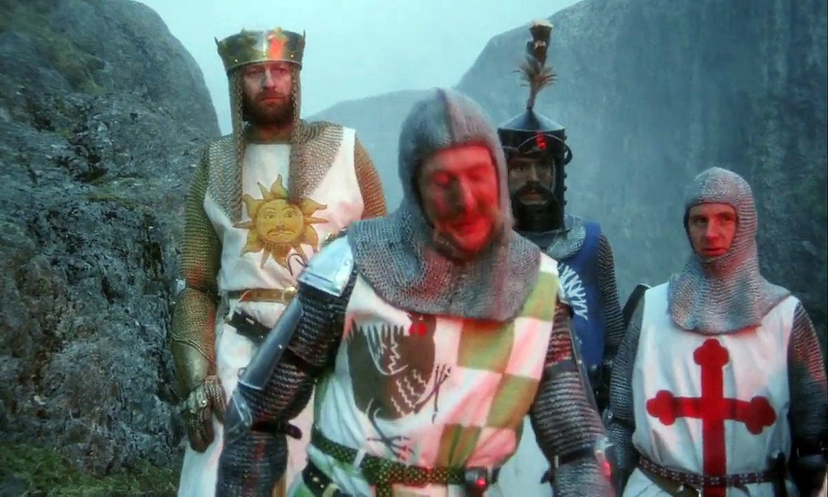 Monty Python and the holy grail (1974) - The Bridge of Death |Answer ...