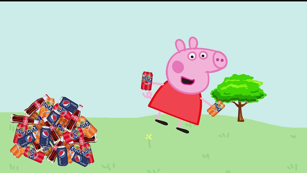 Peppa Pig English Character Episodes Peppa Pig Drinking Soda It Becomes ...