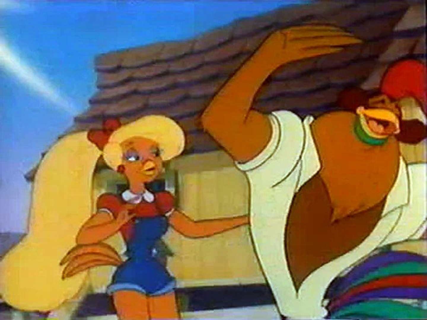 Rock A Doodle Chanticleer And Goldie Chanticleer From Rock A Doodle