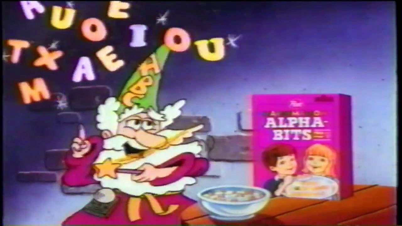 Marshmallow Alpha-Bits Wizard Breakfast Cereal TV Commercial - video ...