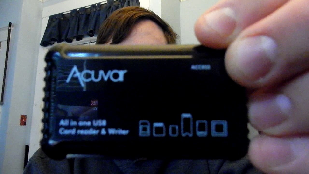 Acuvar all in one SD card reader review - video Dailymotion