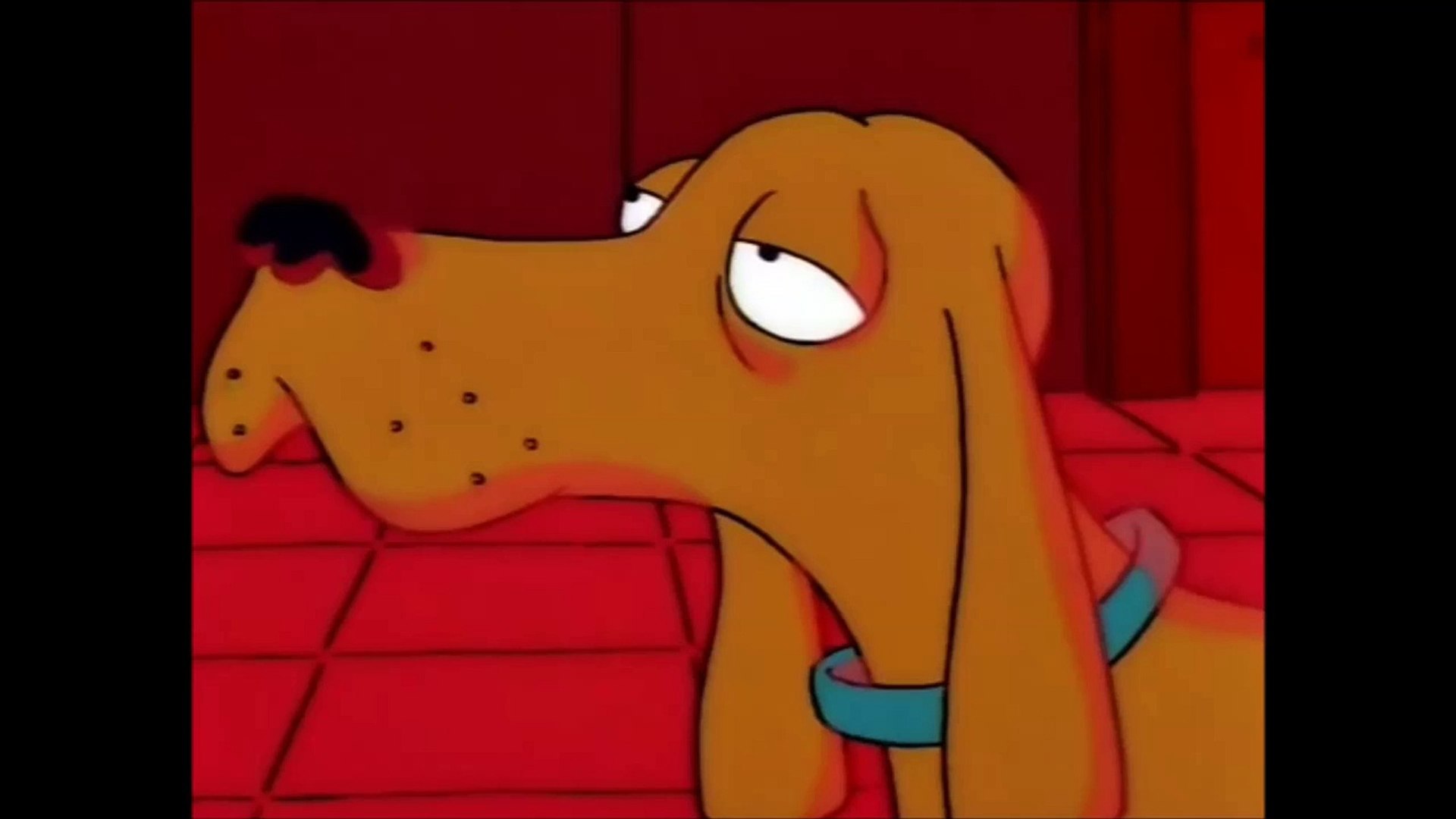 Suspicious Dog Simpsons
