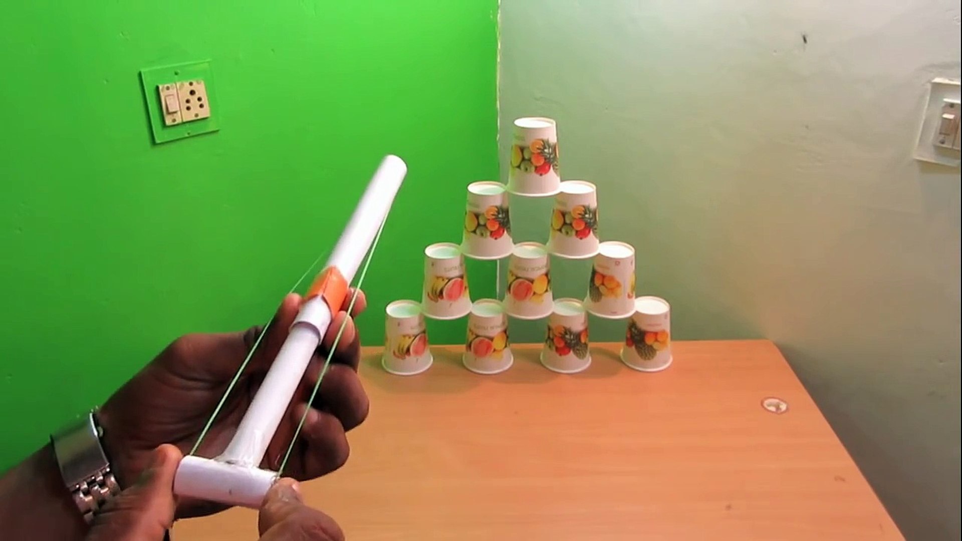 How To Make Paper Gun That Shoots Paper Bullets