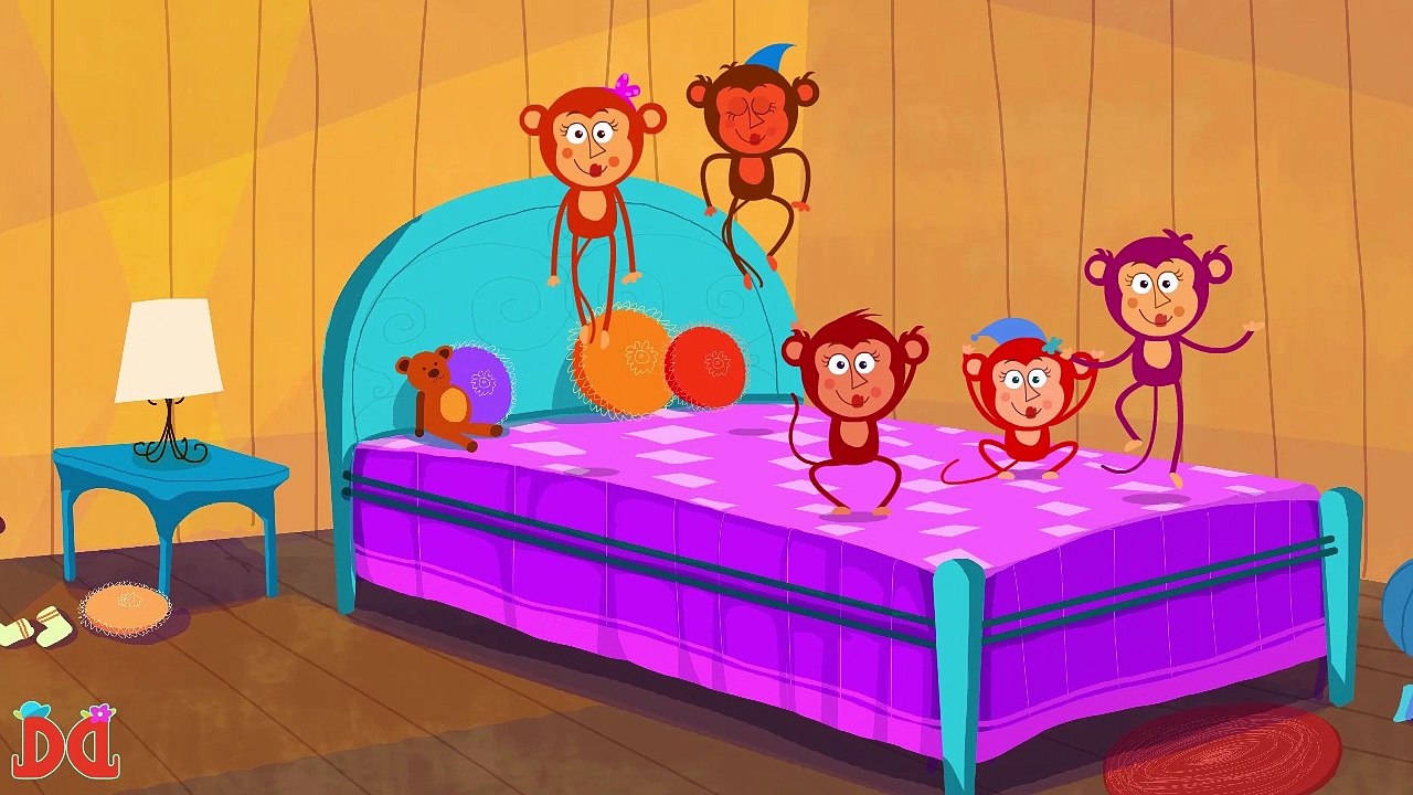 Five Little Monkeys Jumping On The Bed - video Dailymotion