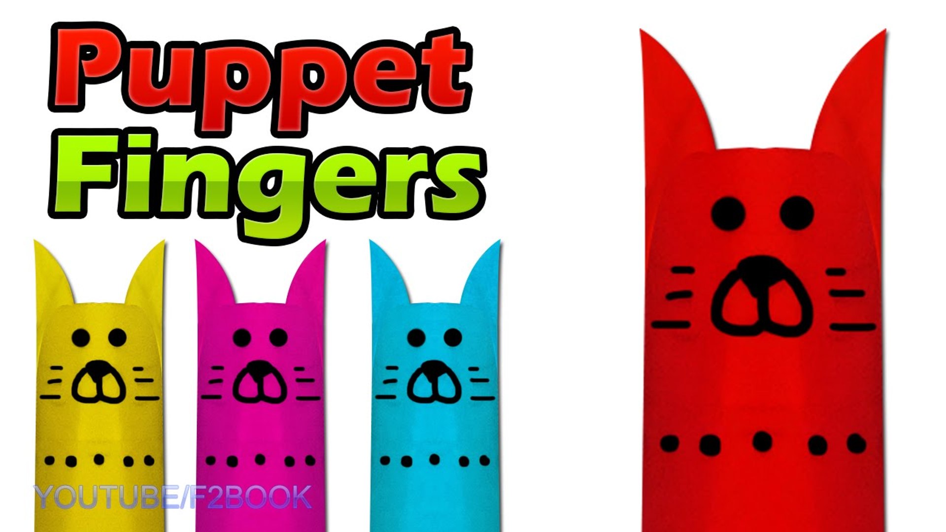 Origami Finger Puppet Make Your Own Easy Paper Finger Puppets