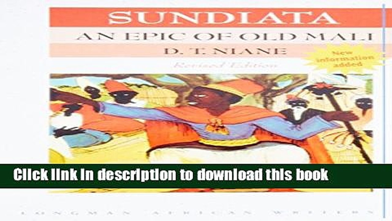 [PDF] Sundiata: An Epic of Old Mali (Revised Edition) (Longman African ...