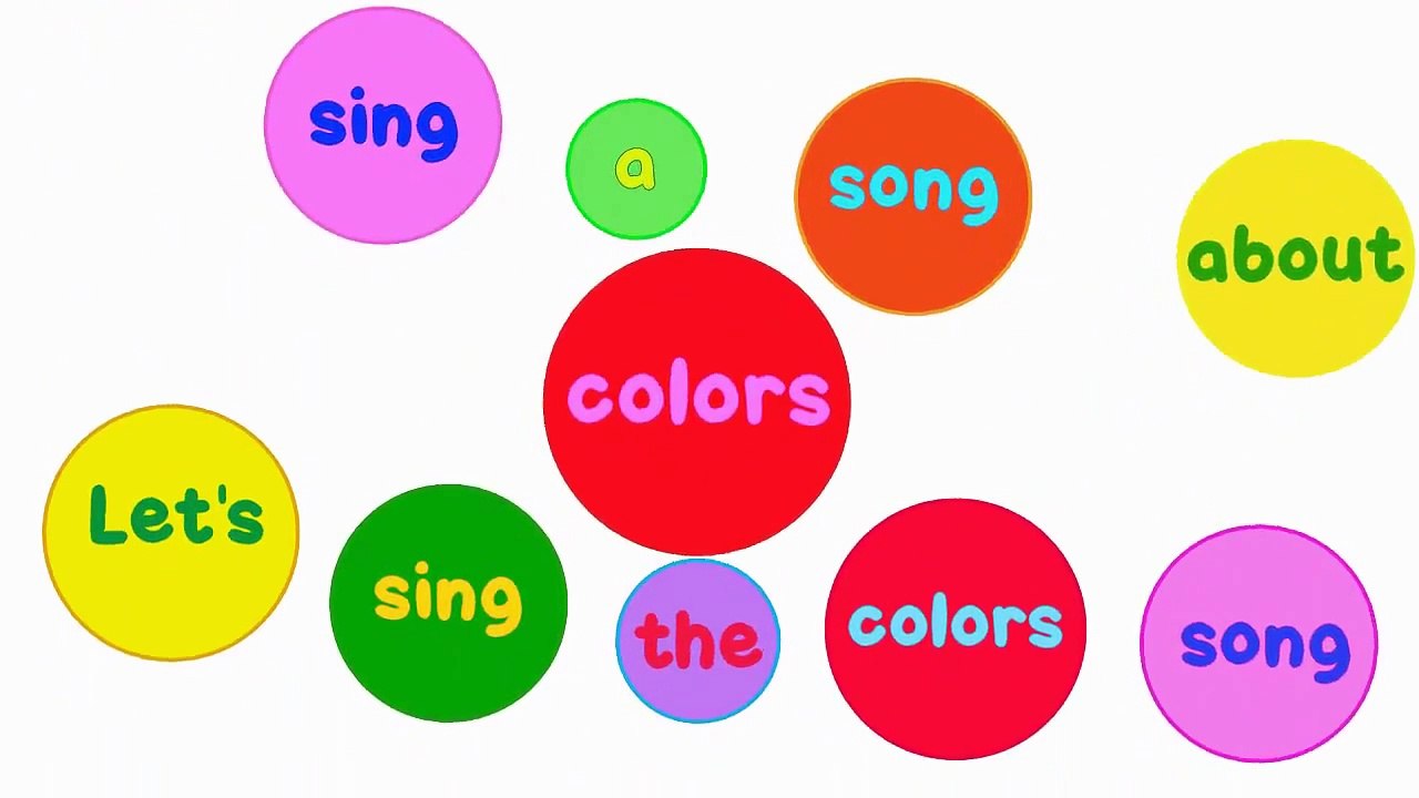The Color Song 1 - Little Angel [Music for Kids] - learn the names of ...