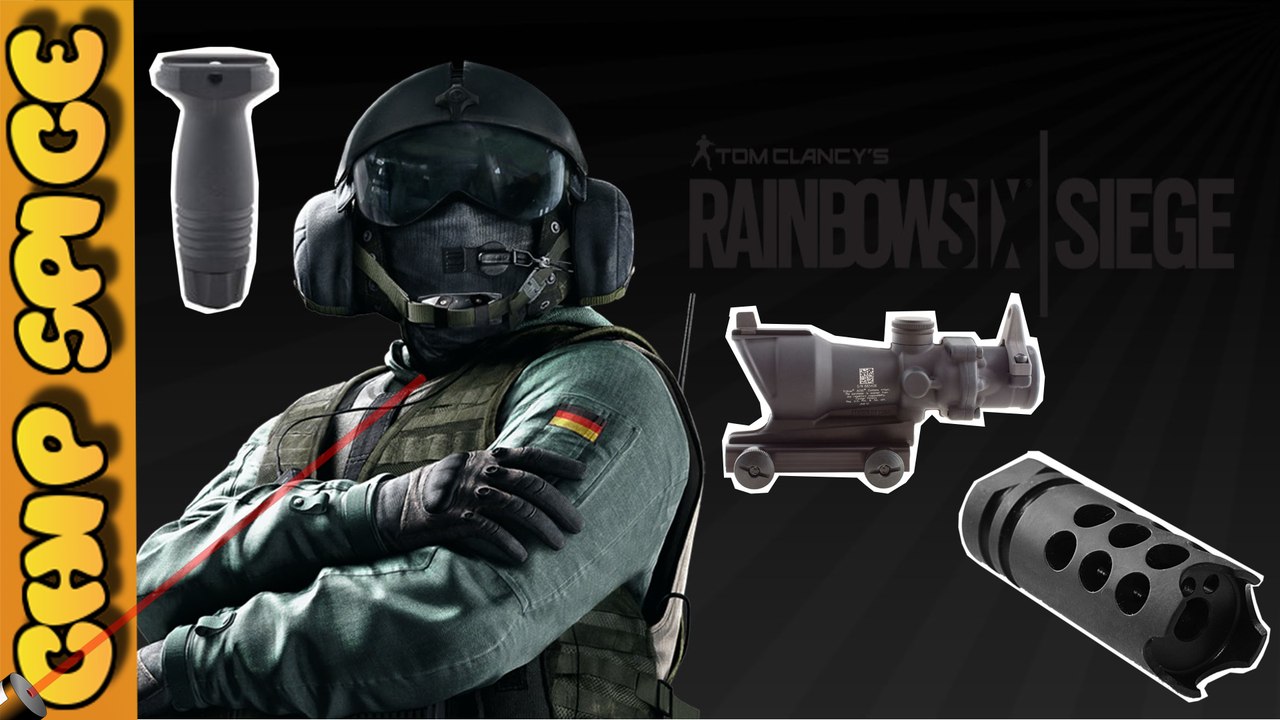 Rainbow 6 Siege Jager 416-C Best Weapon Attachments Review - video ...