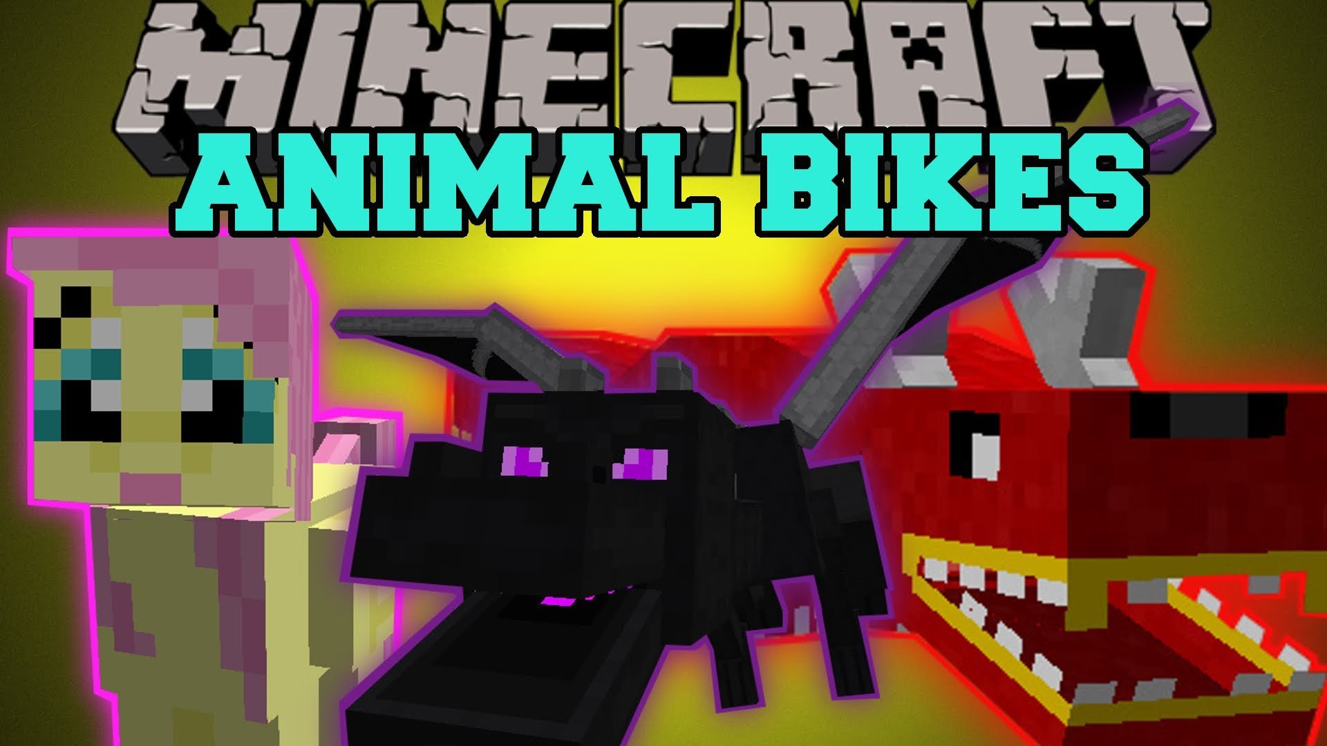 Minecraft Animal Bikes Hint For Using Animal Bikes As New NPCs! Mods