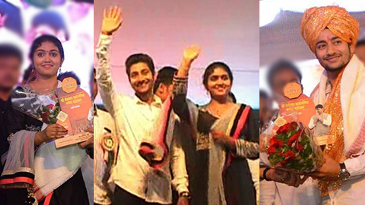 Rinku Rajguru & Akash Thosar In Parli Nath Pratishthan Ganeshotsav 2016 ...