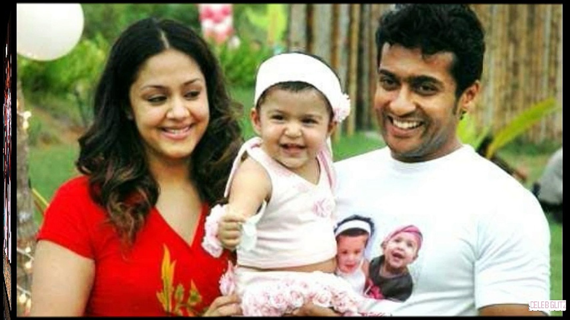 Surya Jyothika Daughter And Son Photos