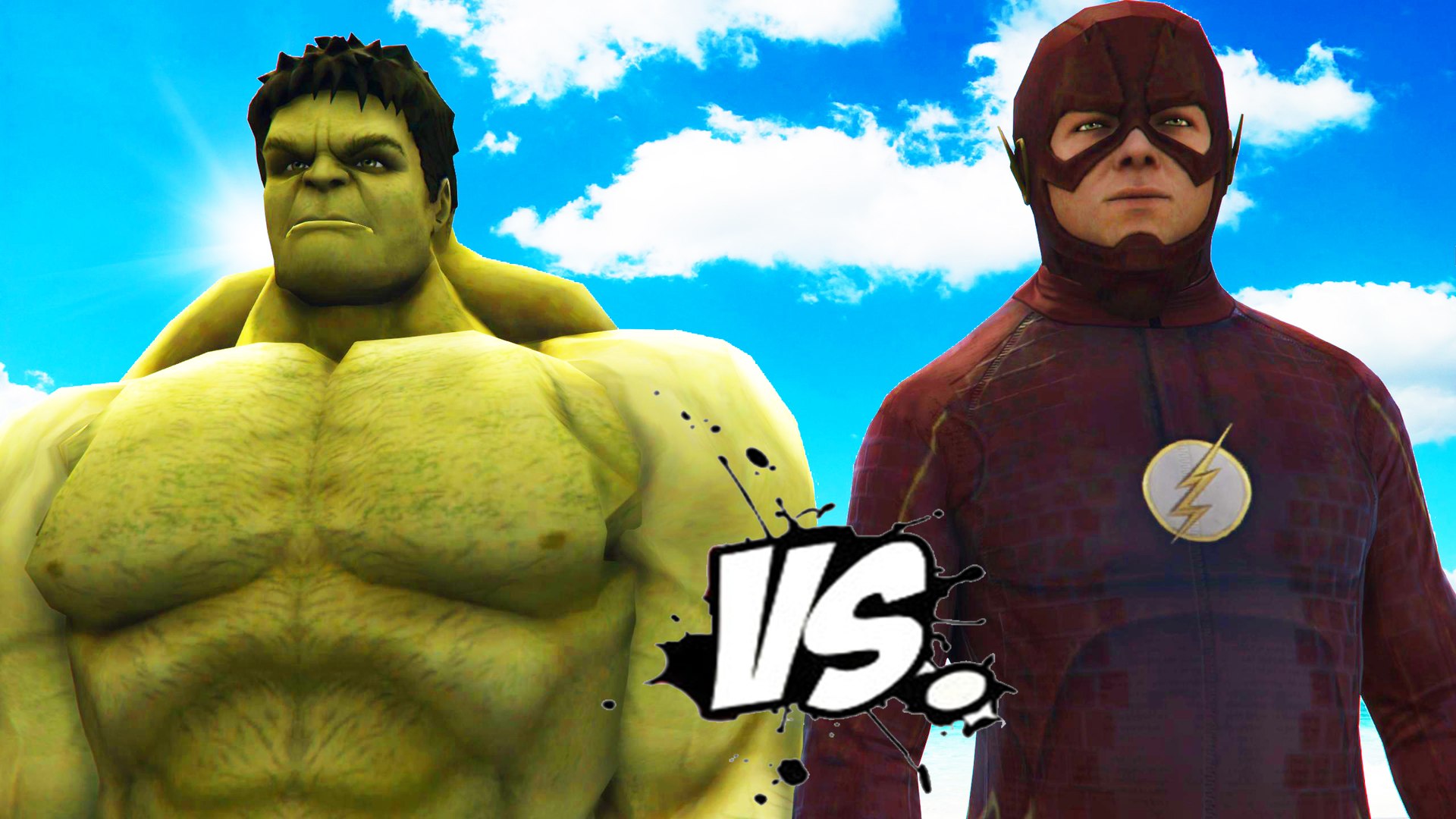 Flash Vs Hulk