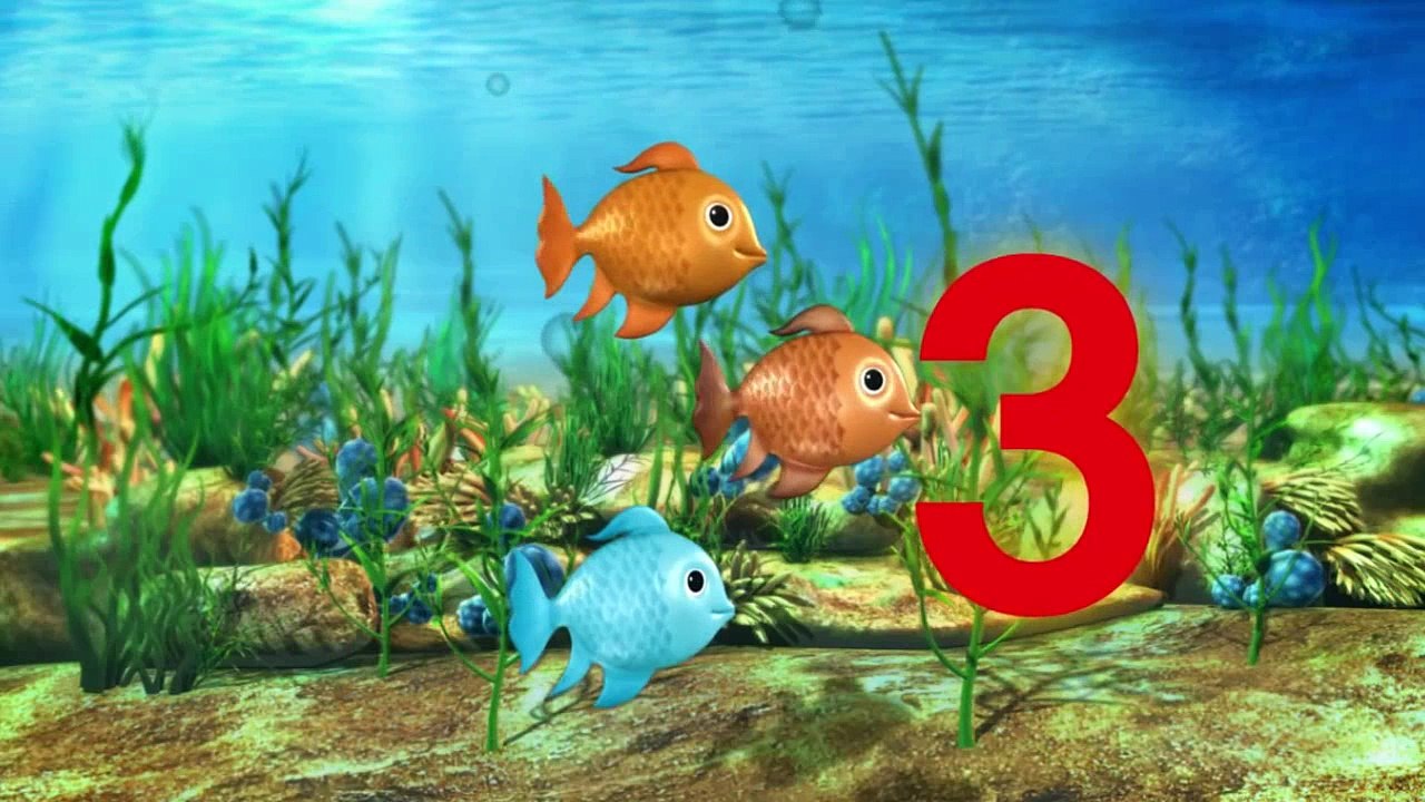 12345 Once I Caught A Fish Alive | 3D Animation | Nursery Rhymes | Kids ...