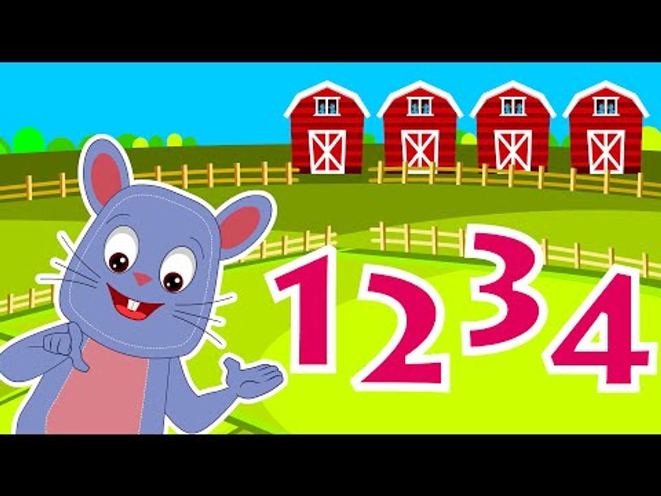 Number Learning | Numbers 1, 2, 3 And 4 | Numbers Song For Kids ...