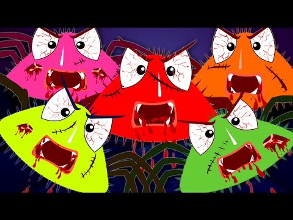 Five Scary Spiders | Nursery Rhymes | Scary Rhymes | Halloween - video ...