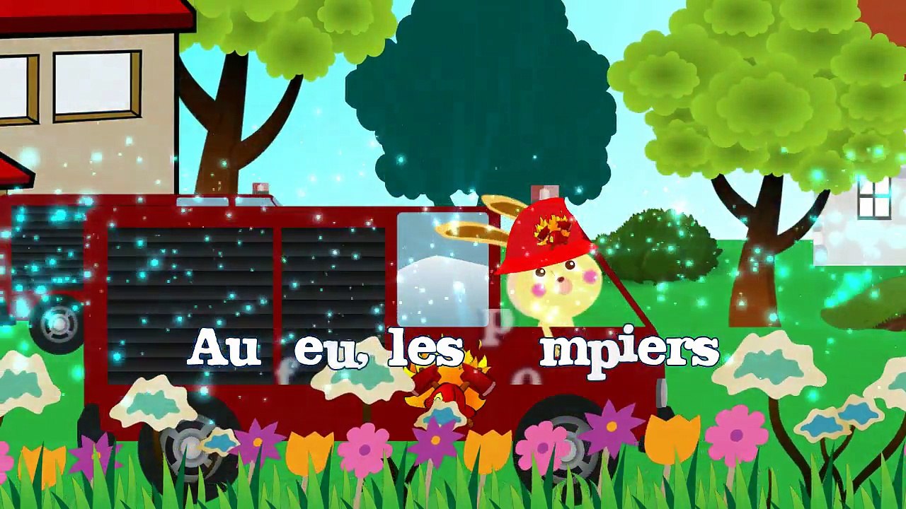 Comptine: Au feu les pompiers ( avec paroles) - Vidéo Dailymotion