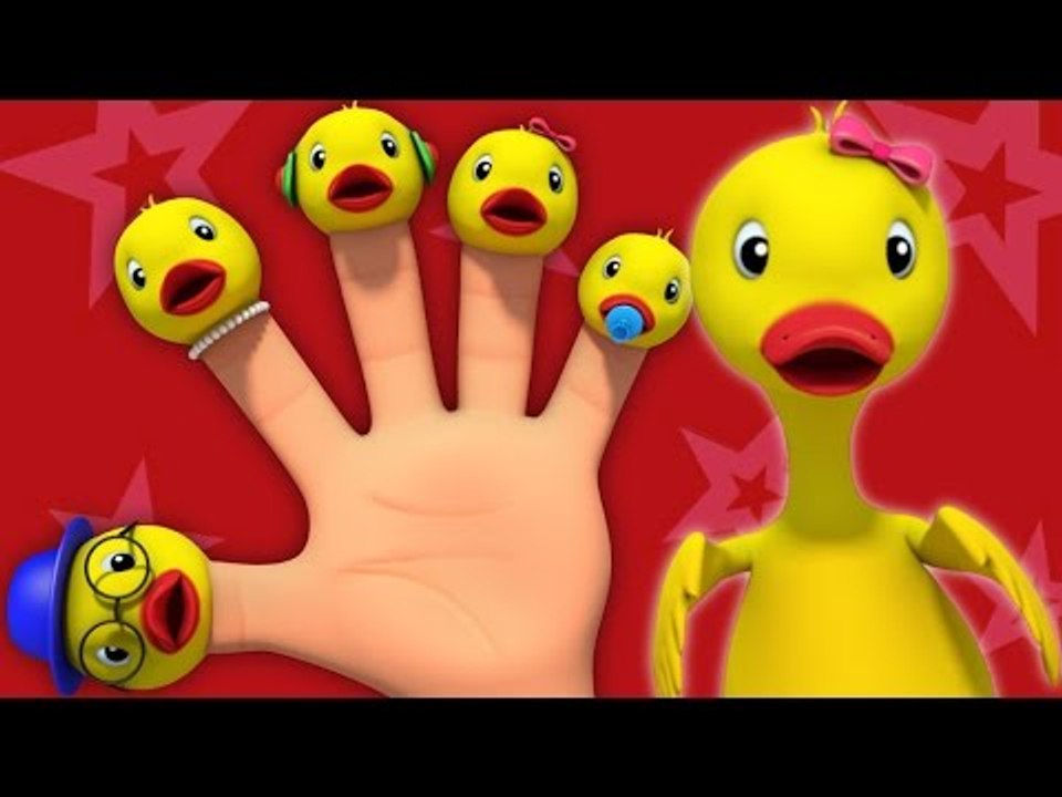 the duck finger family | nursery rhymes Farmees | kids songs | baby ...