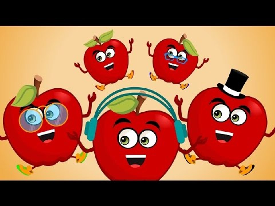 Five Little Apples | Nursery Rhymes | Songs For Kids | Rhymes For ...