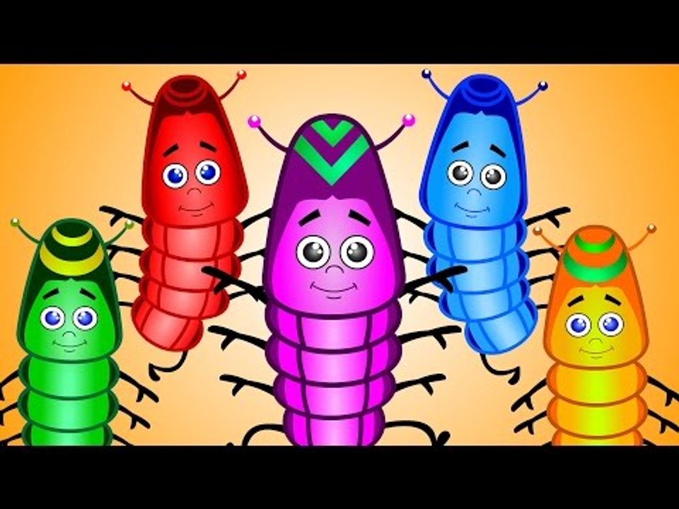 Five Little Caterpillars | Nursery Rhymes | Kids Songs - video Dailymotion