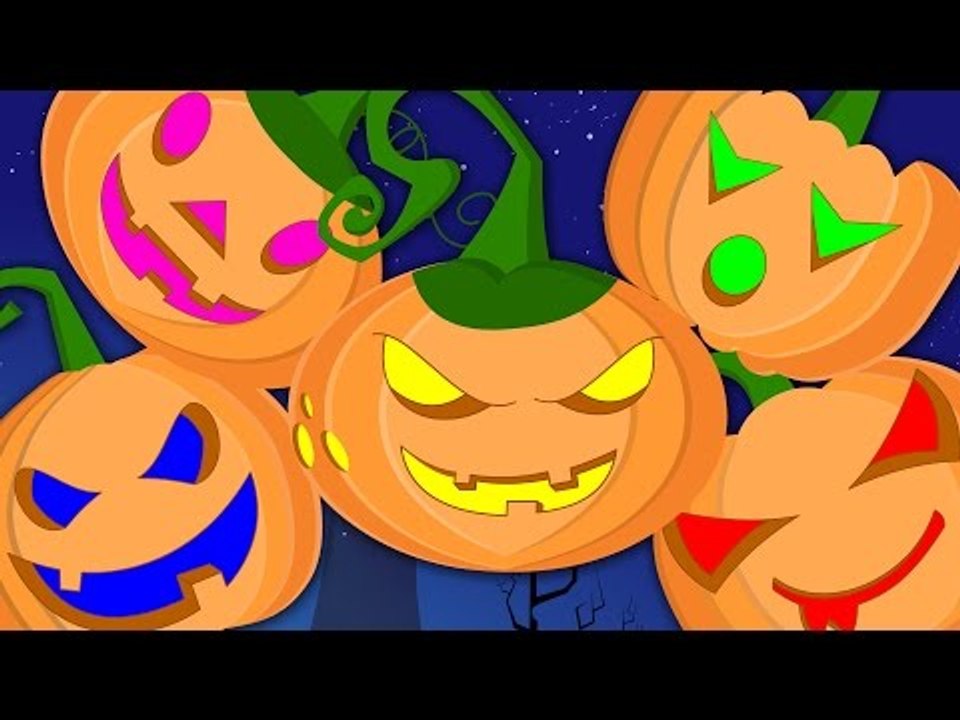 five little pumpkin | happy halloween | nursery rhyme songs - video ...