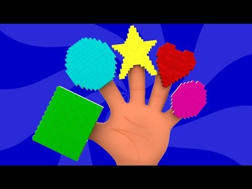 Shapes Finger Family | Learn Shapes | Nursery Rhymes For Kids And ...
