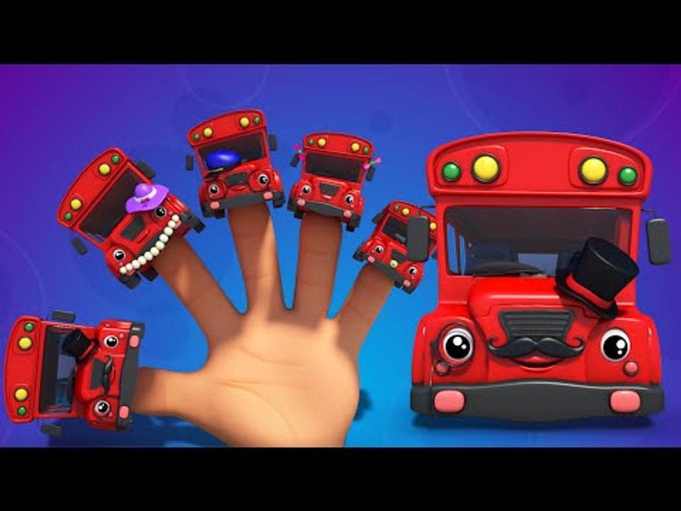 finger family song | 3d rhymes | wheels on the bus | nursery rhyme for ...
