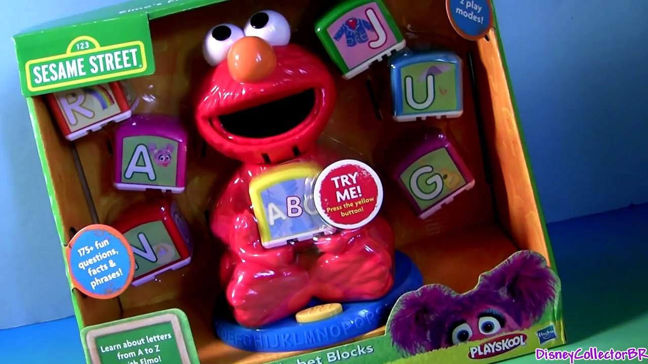 Elmos Find & Learn Alphabet Blocks Playset Lets Sing the ABC with Elmo ...