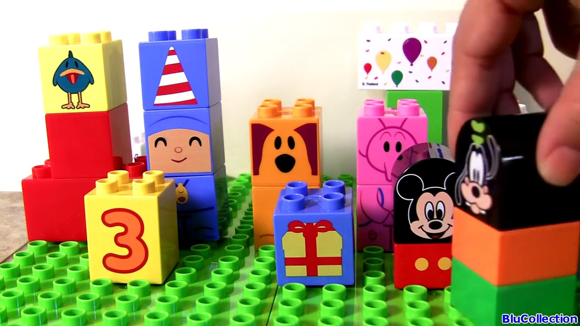 Pocoyo Birthday Party Building Blocks Similar To Lego Duplo Block Labo ...