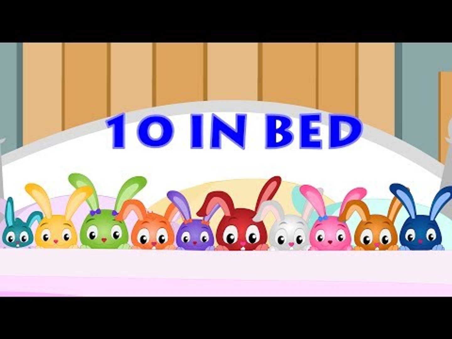 Ten In The Bed Clipart