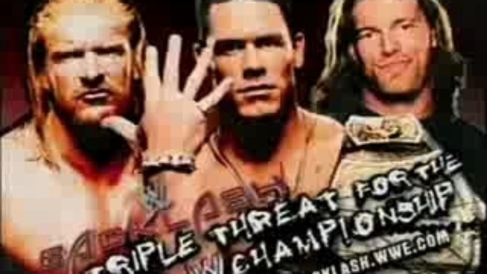 John Cena Vs Edge Vs Triple H