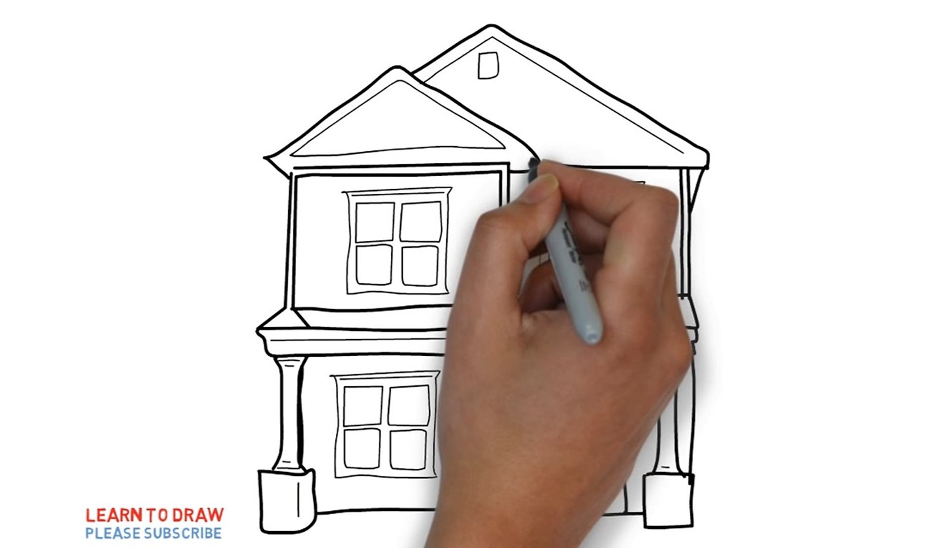How To Draw A Simple House