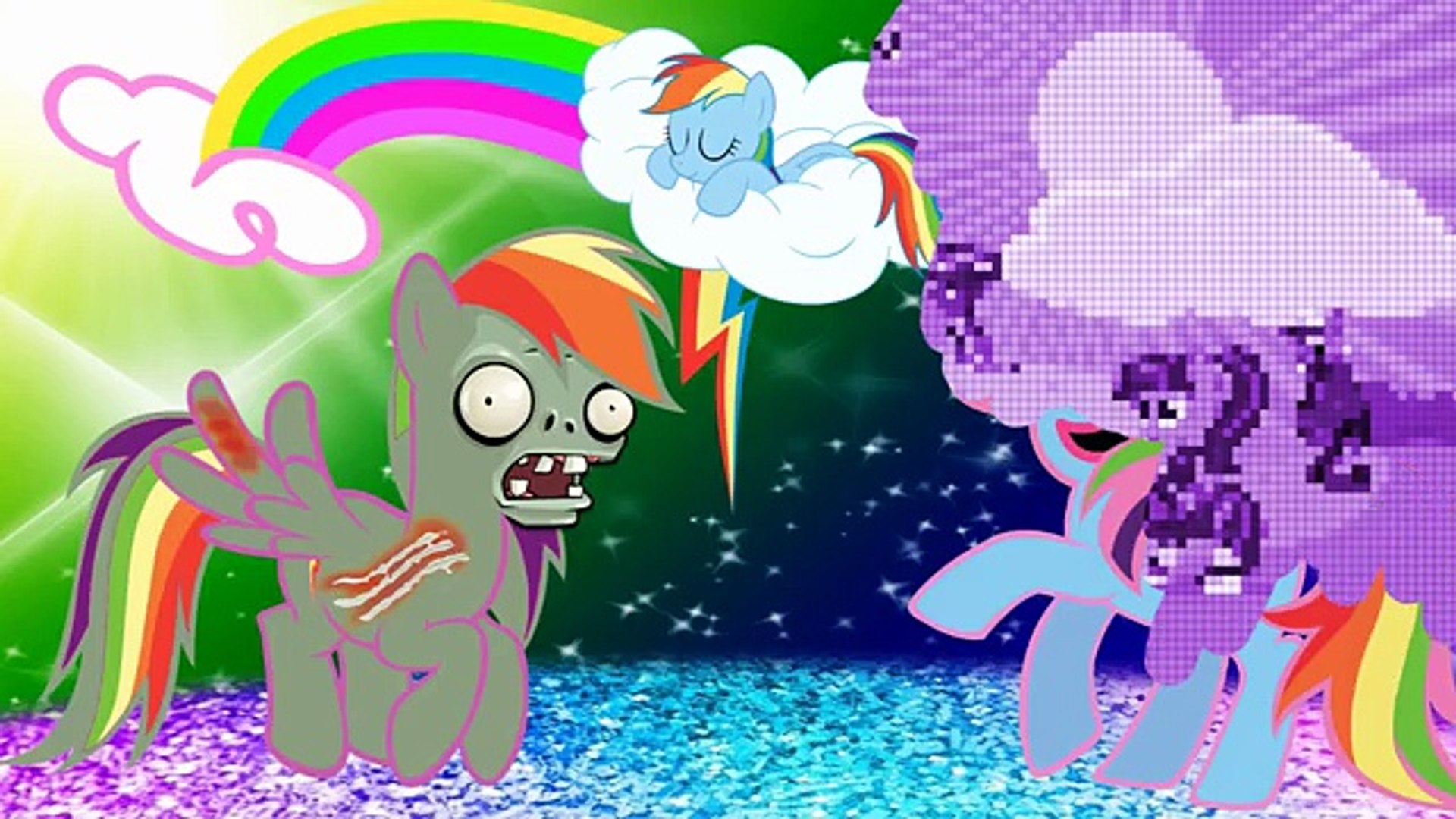 Rainbow Dash Zombie