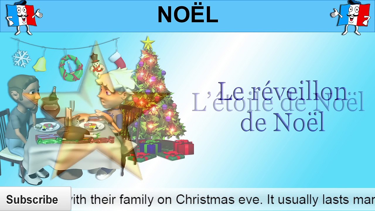 Learn French - Christmas Vocabulary - Le vocabulaire de Noël - video ...