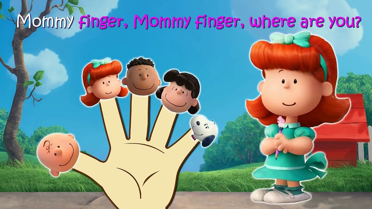 Peanuts Movie Finger Family / Nursery Rhymes - Dailymotion Video