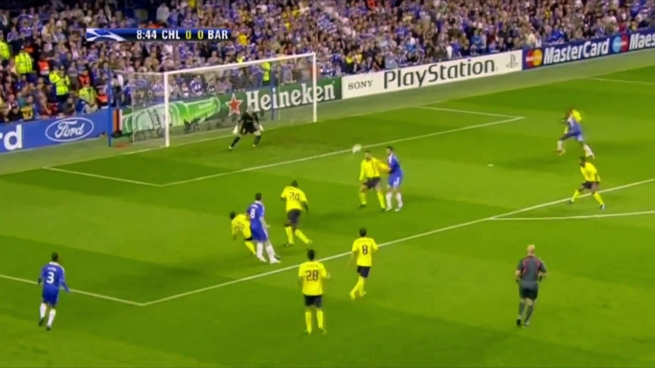Michael Essien goal VS Barcelona 2009 - Vidéo Dailymotion