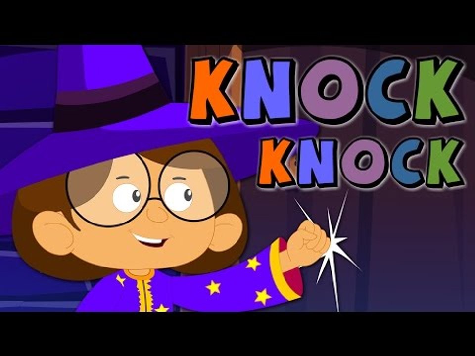 knock knock trick or treat | halloween song | scary nursery rhymes ...