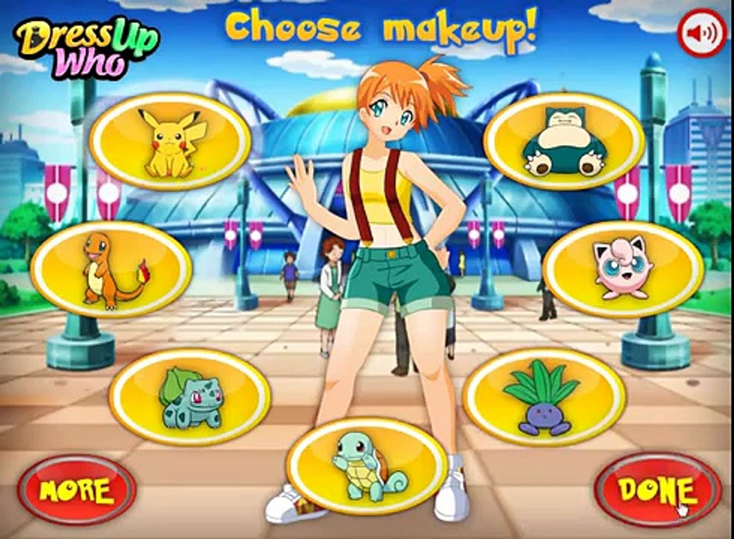 Misty Pokemon Makeup