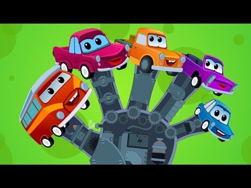 Cars Cartoons - Zeek And Friends | We Are The Finger Family | Car ...