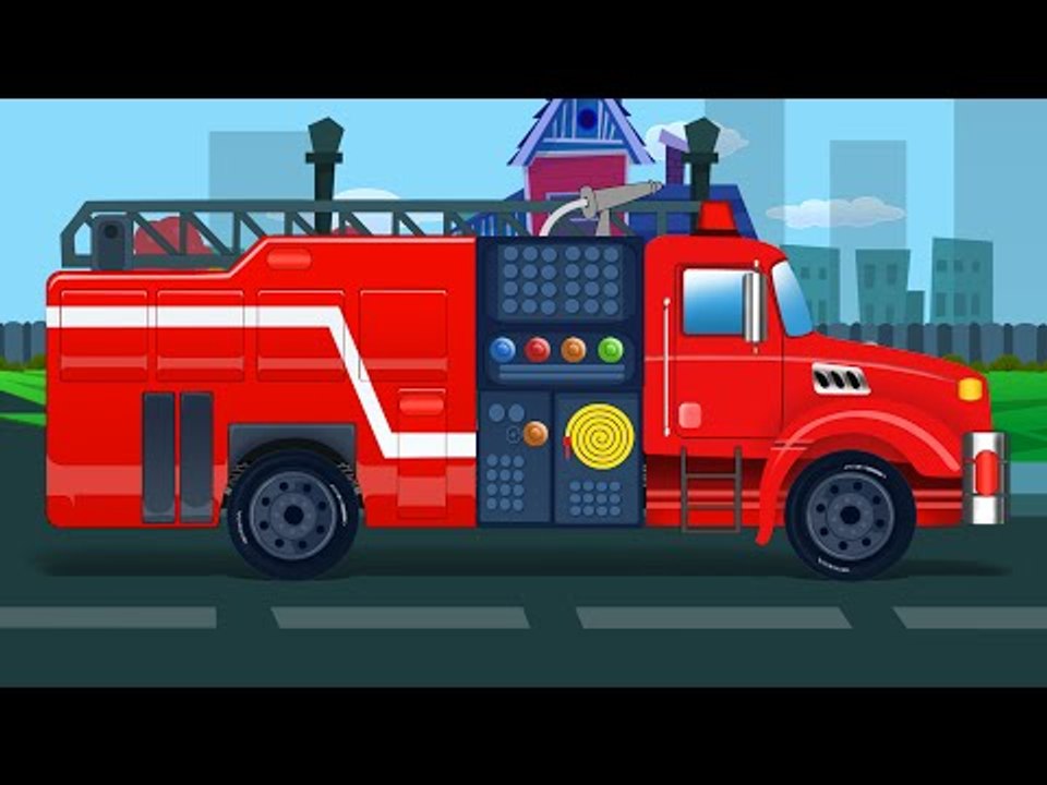 Fire Truck | Kids Fire Engine | Video For Kids | learn vehicles - video ...