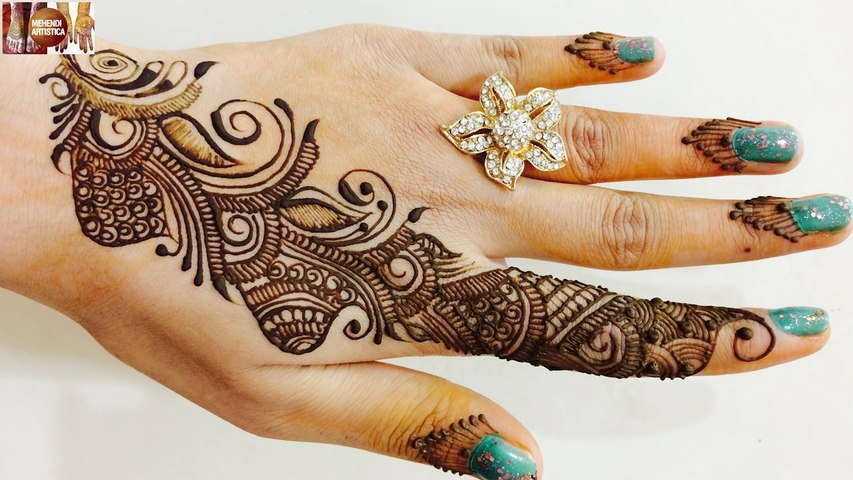 Simple Mehndi Designs For Beginners Pdf Simple Hand Back Side Mehndi