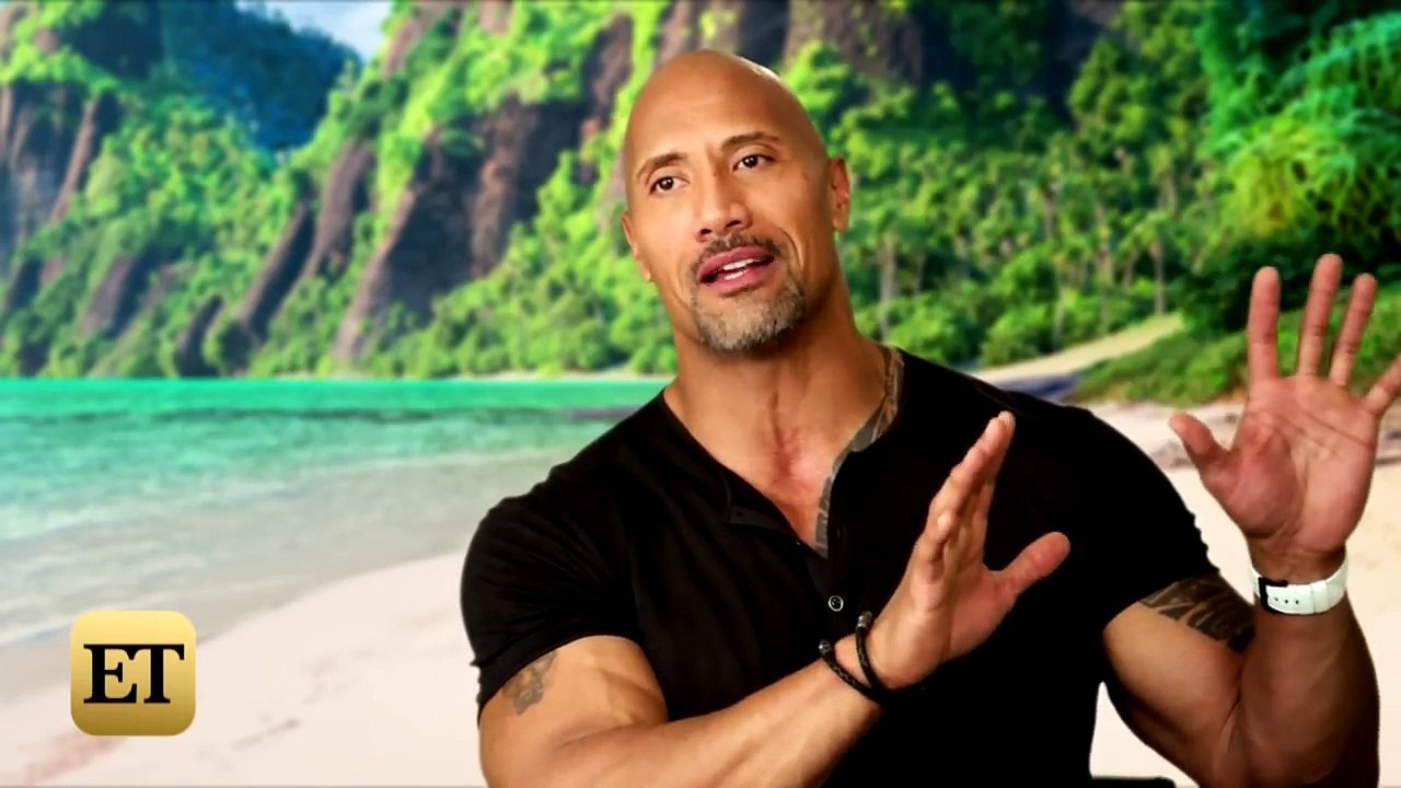 Dwayne Johnson Singing Songs for 'Moana' - video Dailymotion