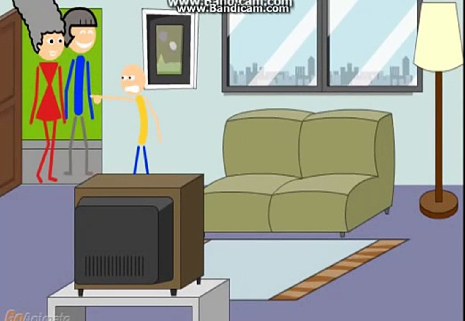 Caillou Misbehaves On The Way To The Angry Birds Movie King Pig