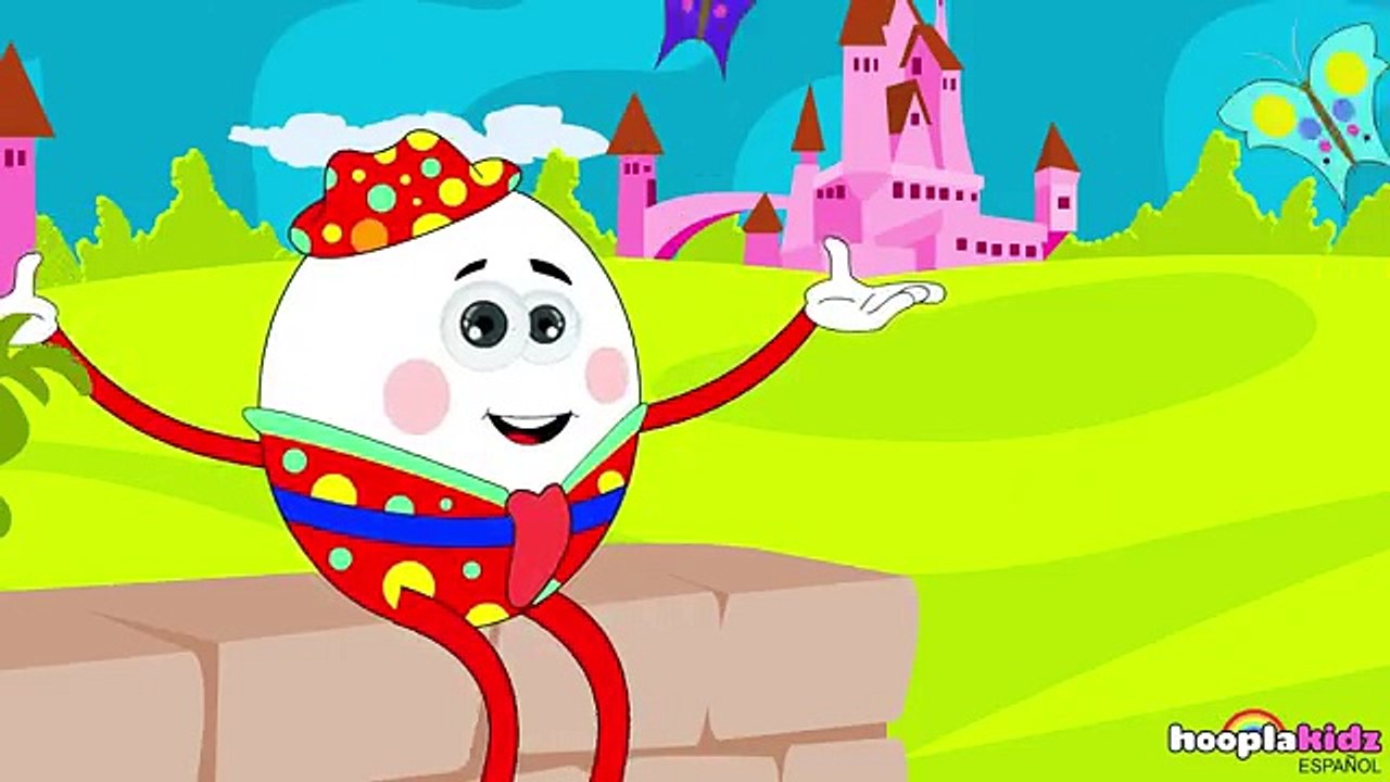 Humpty Dumpty Nursery Rhyme | Nursery Rhymes - Spanish (Canciones ...