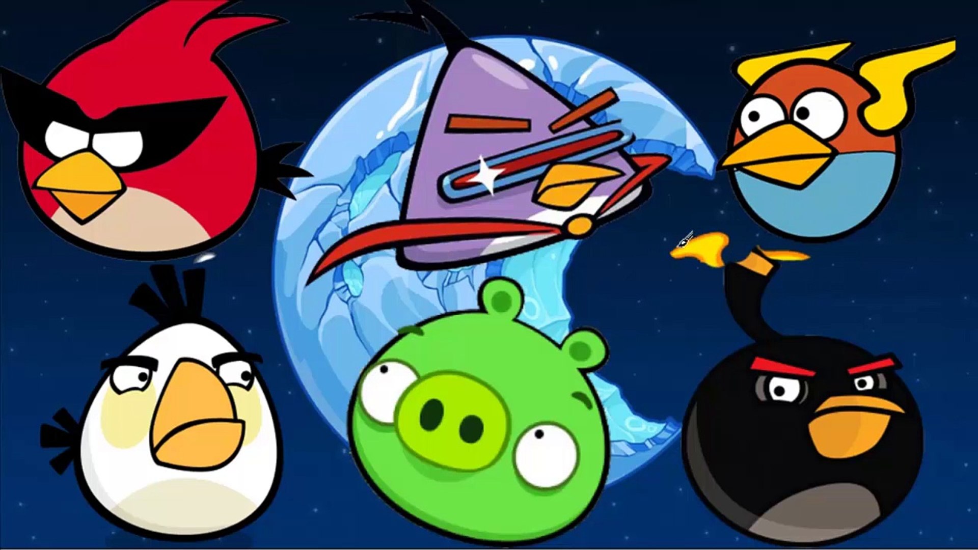 Angry Bird Space Blue Bird Coloring Page