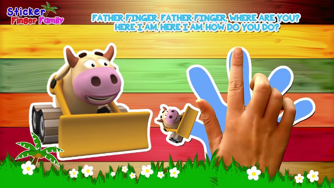 Jungle Junction Finger Family By Sticker Song – Видео Dailymotion