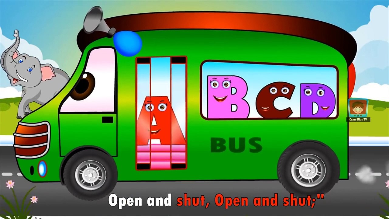 Wheels On The Bus | Nursery Rhymes Songs | Bus Song For Kids | ABC ...
