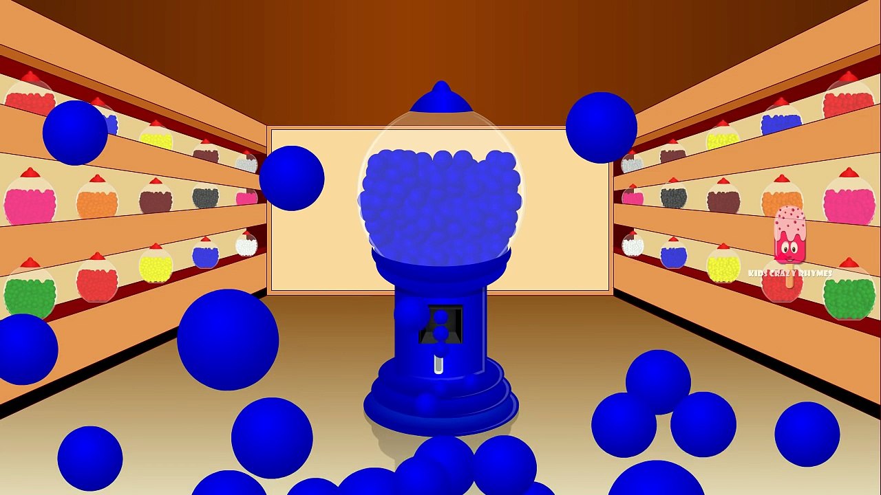 Colors for Children With Gumball Machine | Kids Learning Videos | Color ...