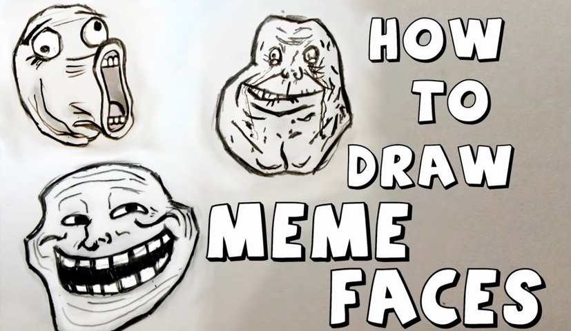 Funny Face Drawing Meme